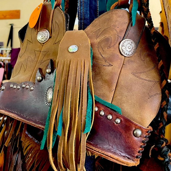 Concept Leather Company | Bags | Cowboy Boot Top Purse | Poshmark
